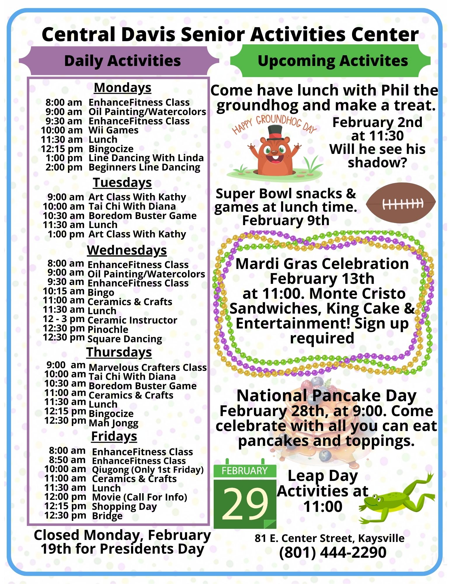 Central Davis Senior Activity Center - Kaysville