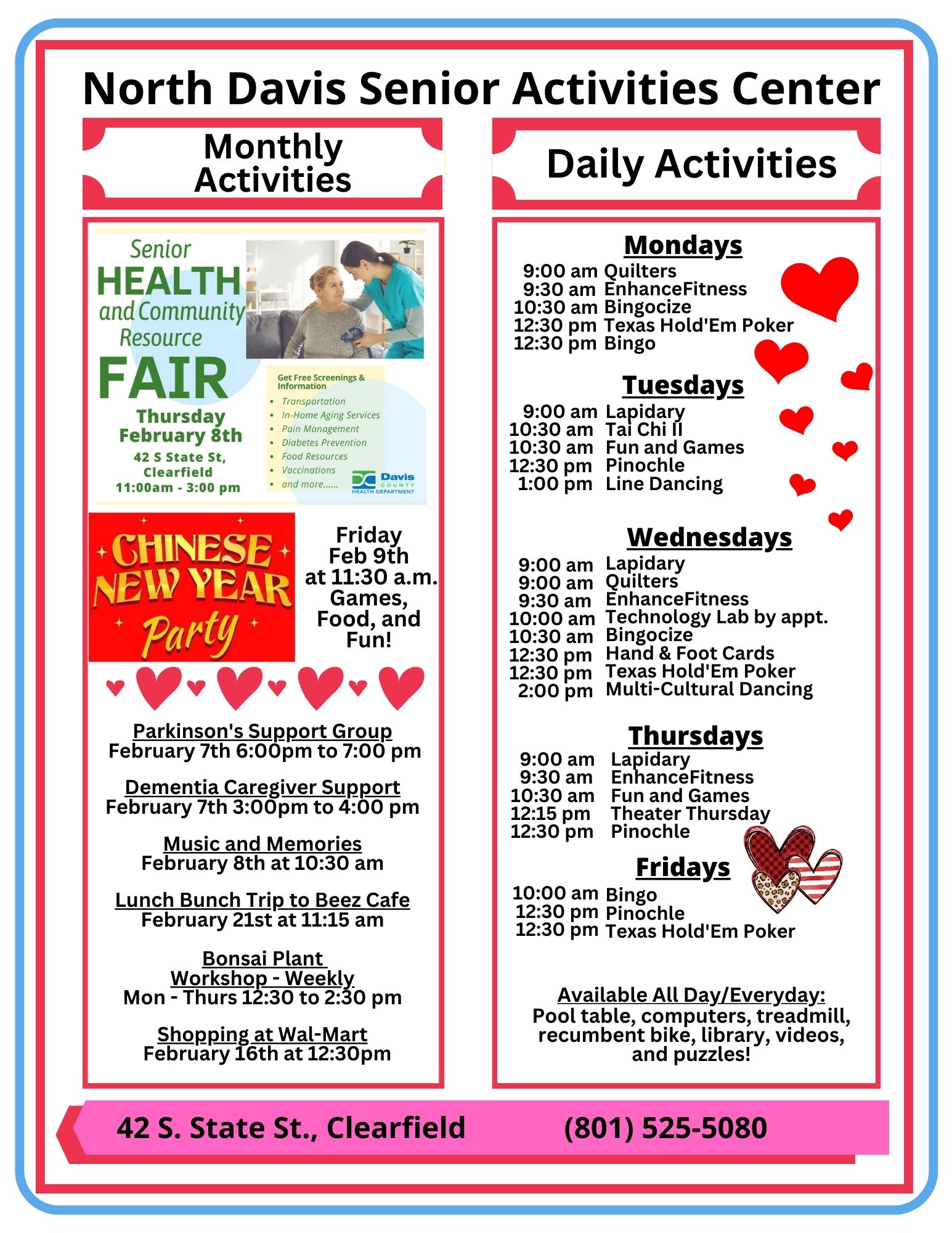 North Davis Senior Activity Center - Clearfield